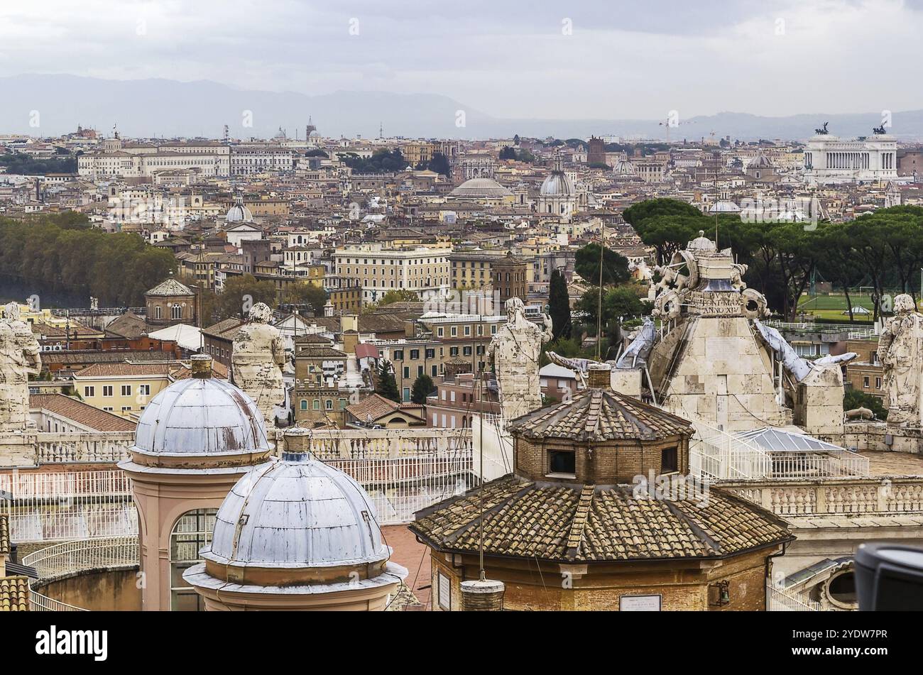 View of Rome from the Dome of St. Peter's Basilica Stock Photo - Alamy