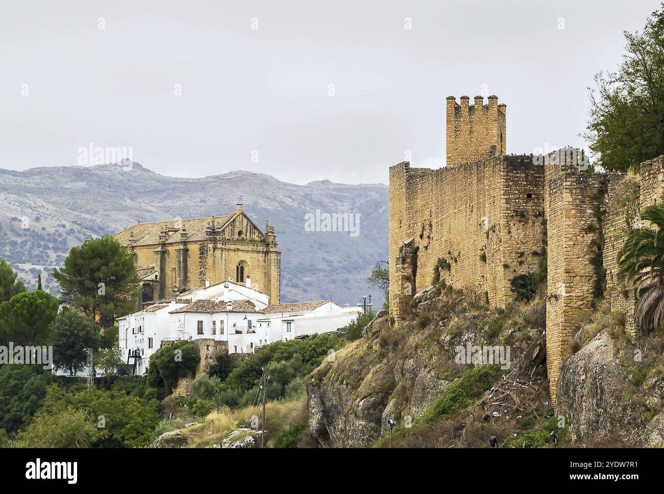 Holy Spirit Church in Ronda was built in 1505, Spain, Europe Stock ...