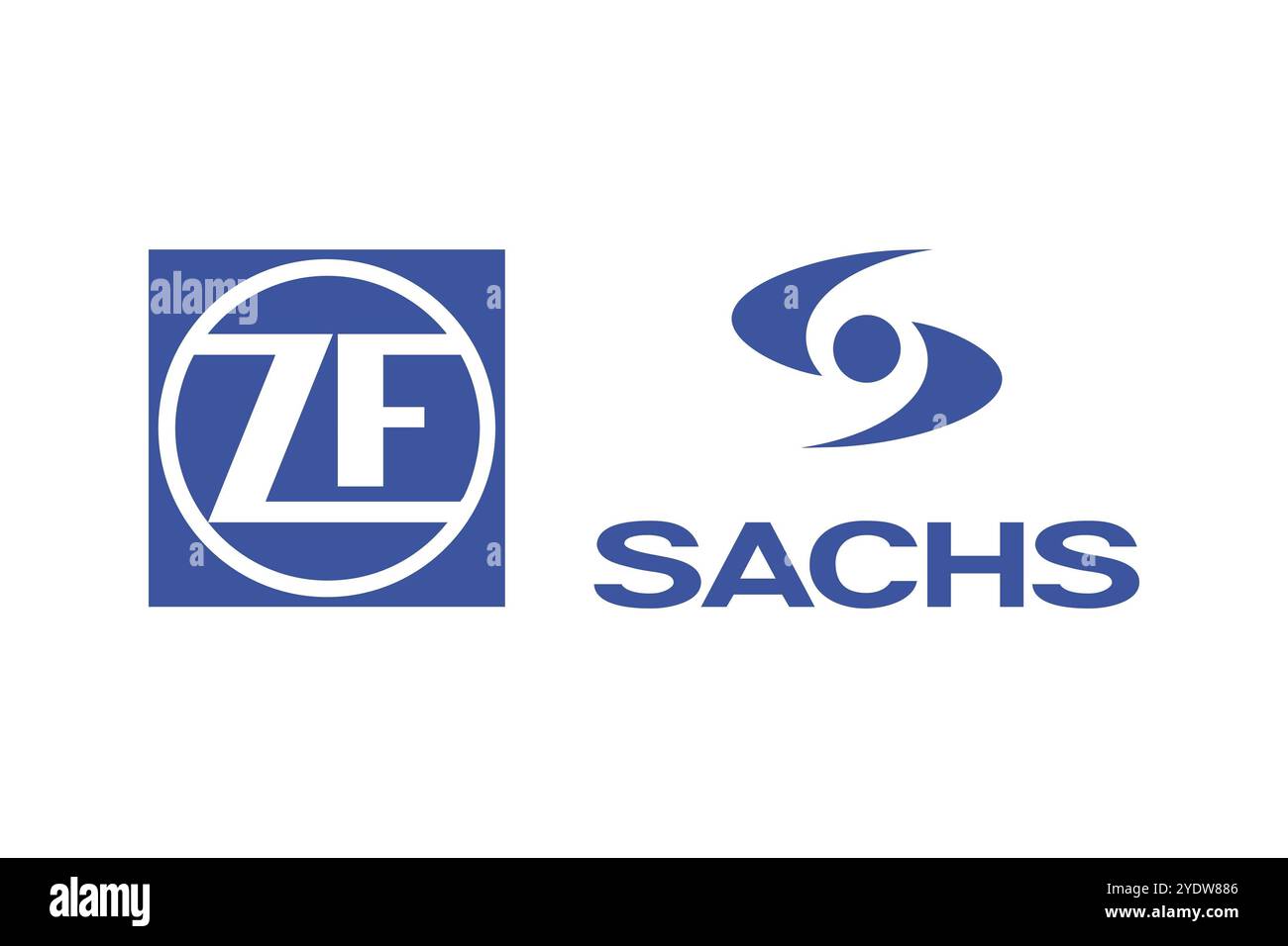 Cars, ZF Sachs ZF Sachs, Logo, White background, Brand name Stock Photo ...