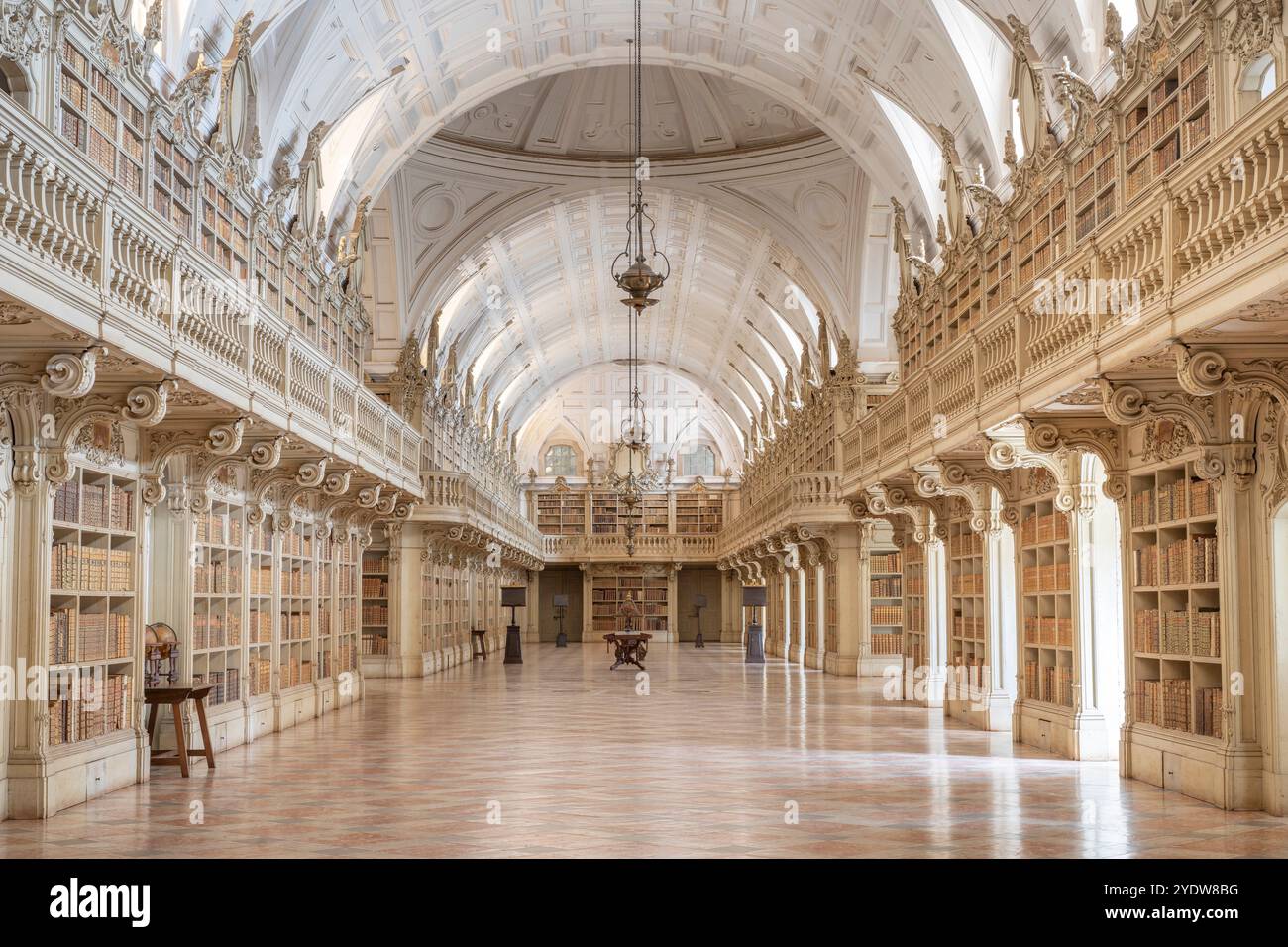 The library of the Palace of Mafra, Palace of Mafra, Mafra, Portugal ...