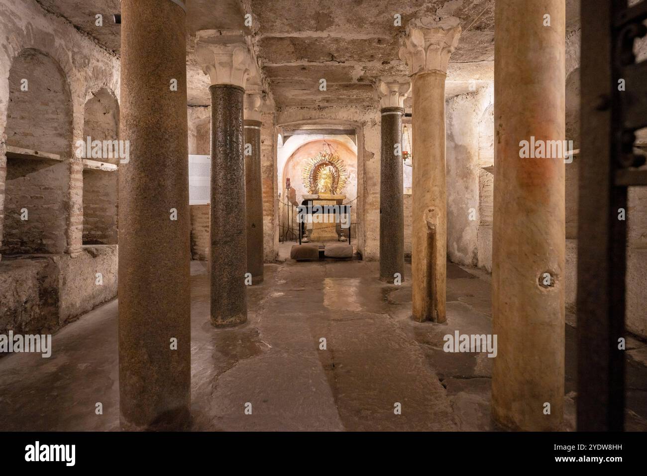 Crypt of basilica santa maria rome hi-res stock photography and images ...