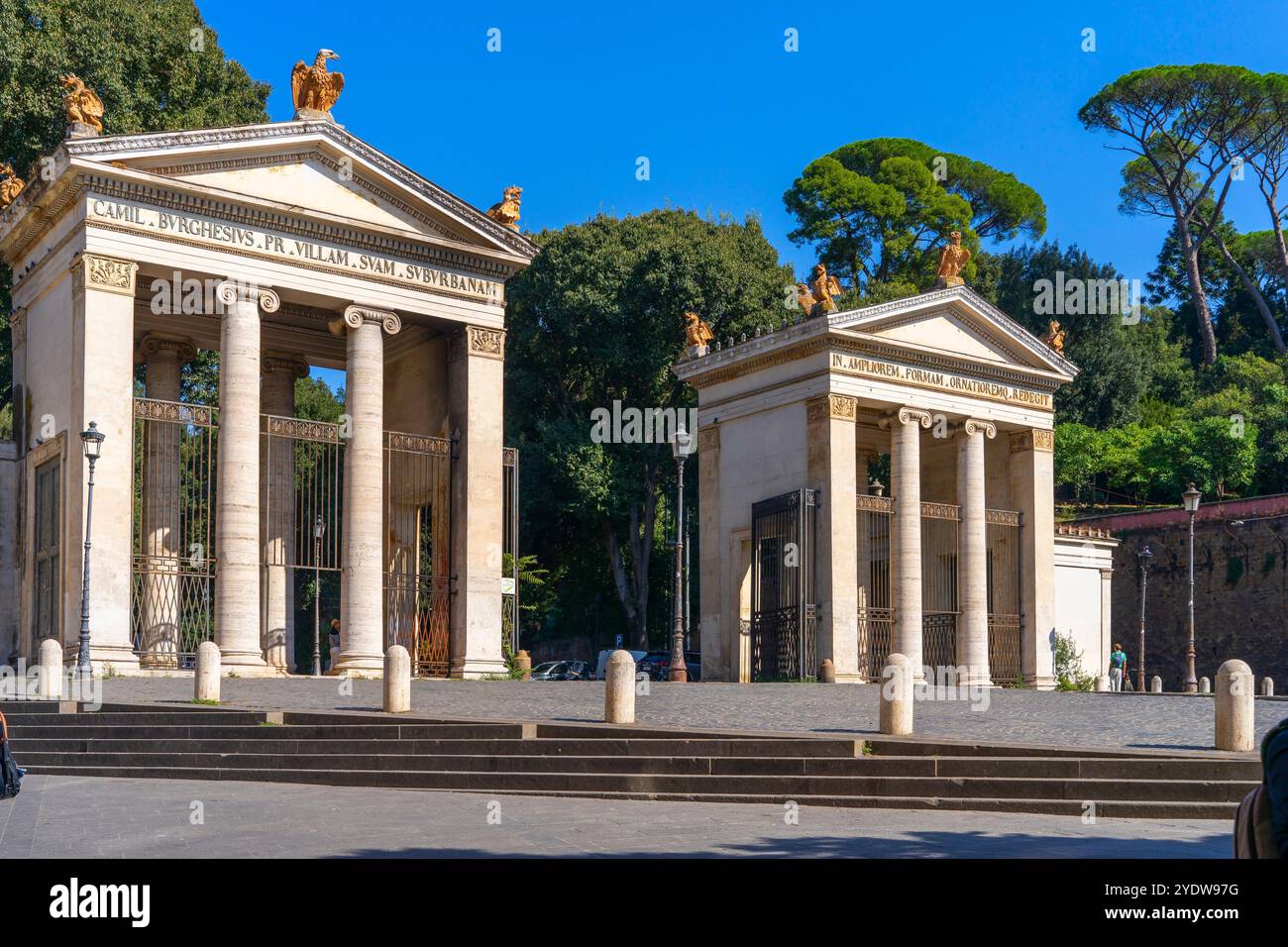 Villa borghese romantic spots hi-res stock photography and images - Alamy
