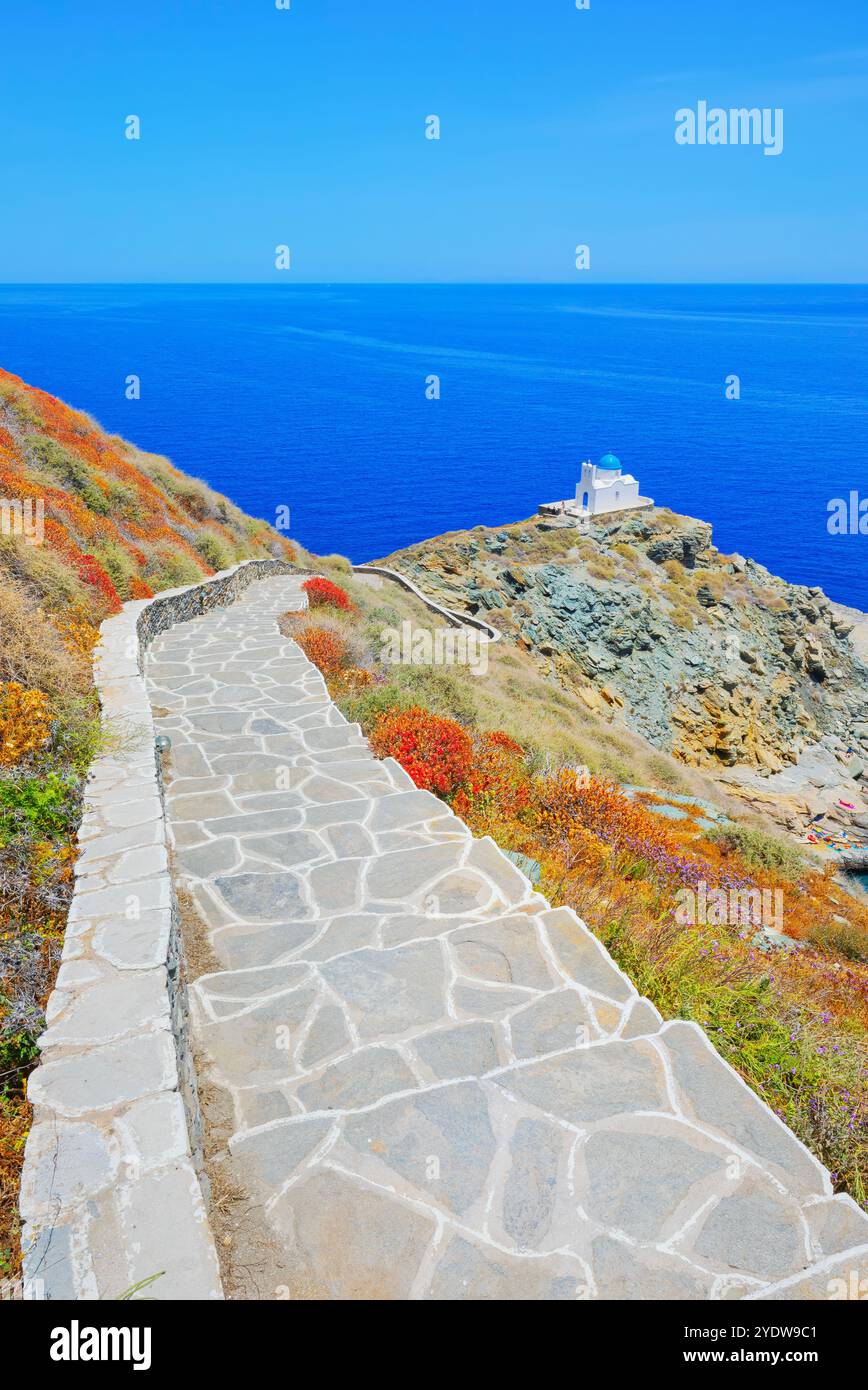 Seven Martyrs Church, Kastro, Sifnos Island, Cyclades, Greek Islands ...