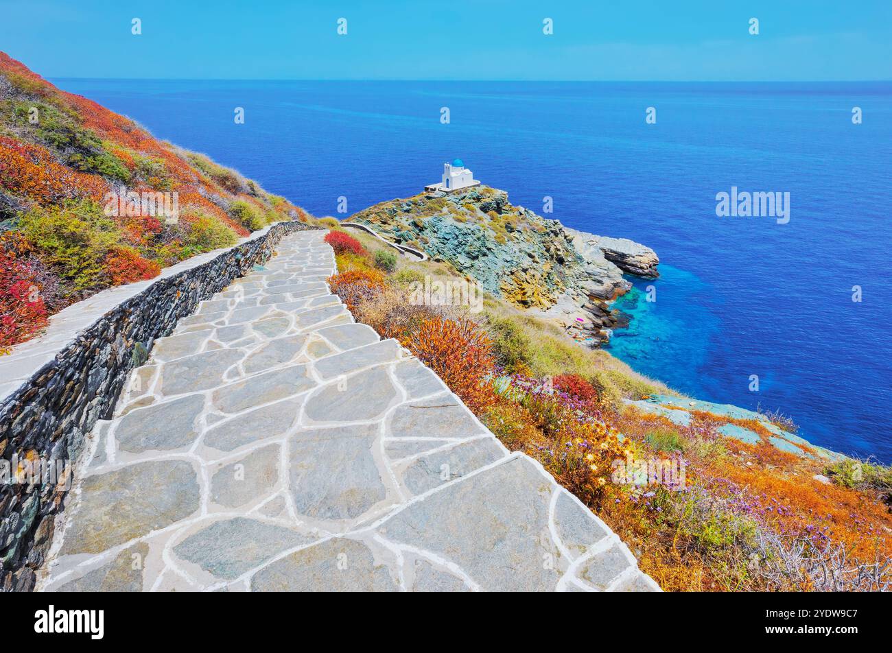 Seven Martyrs Church, Kastro, Sifnos Island, Cyclades, Greek Islands ...