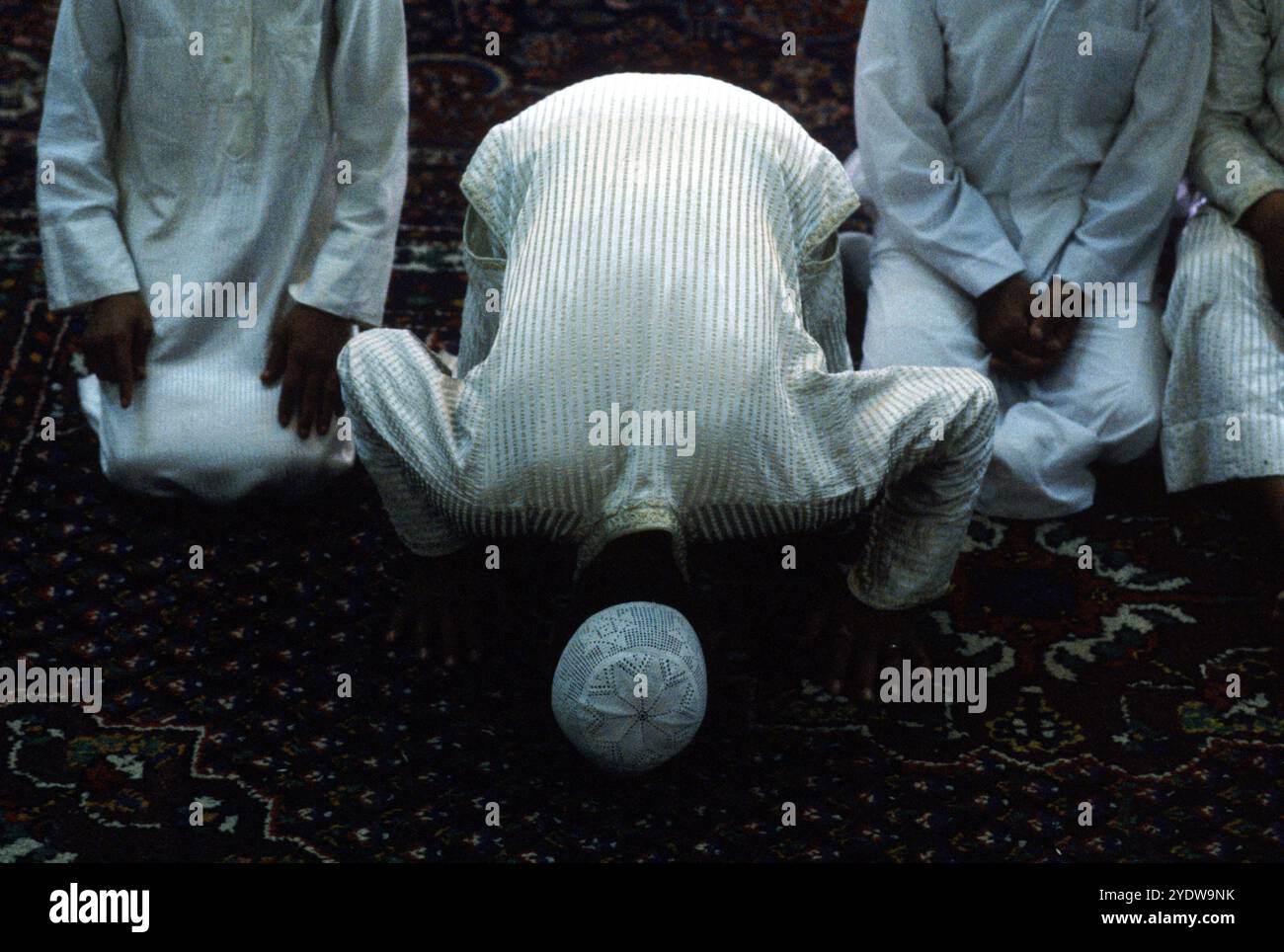 Prayer at the Grand Mosque Syria, Asia Stock Photo - Alamy