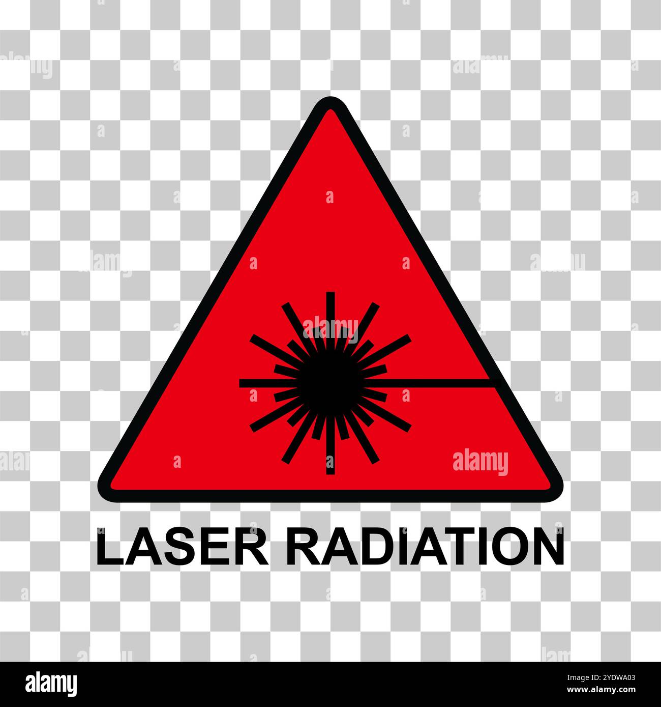 Warning sign laser ray danger hi-res stock photography and images - Alamy