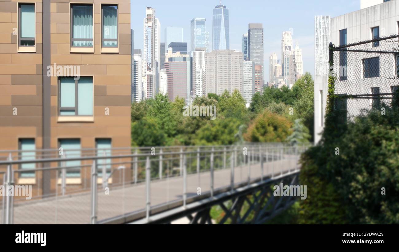 New York City Manhattan Downtown Financial District Skyline cityscape ...