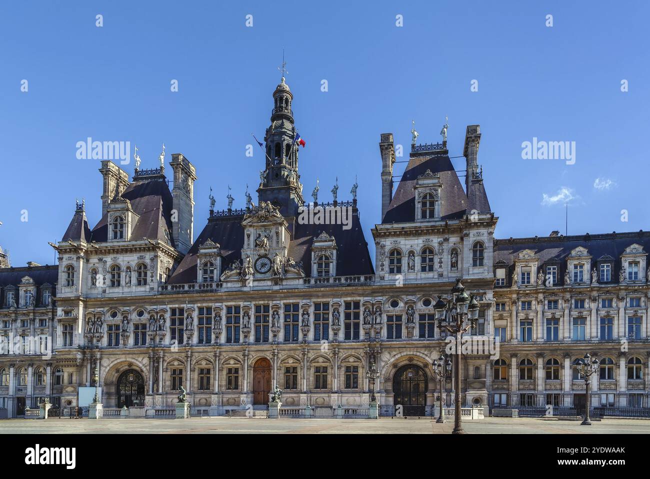 The Hotel de Ville (City Hall) in Paris, France, is the building ...