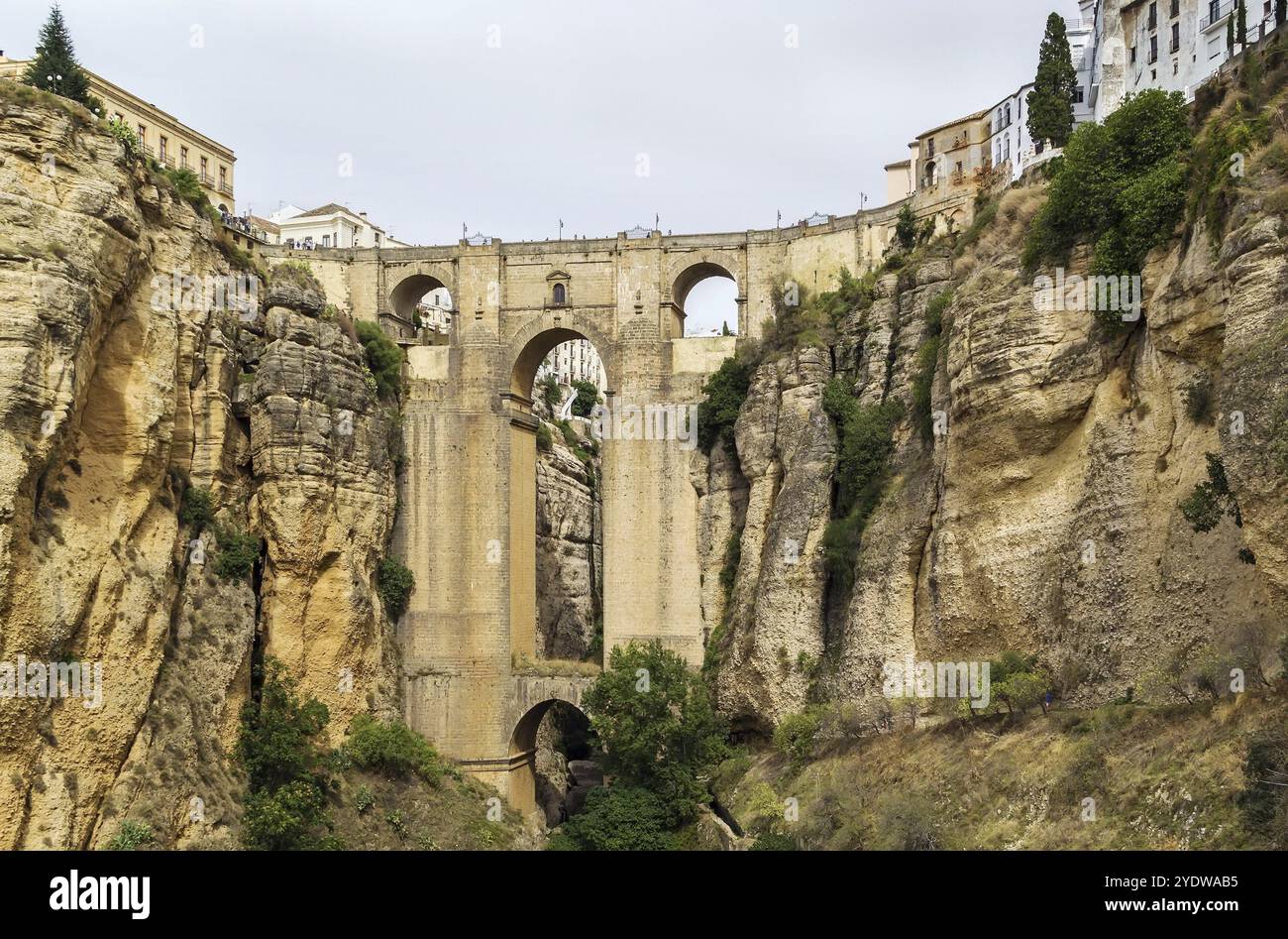 The Puente Nuevo (New Bridge) is largest bridges that span the 120 ...