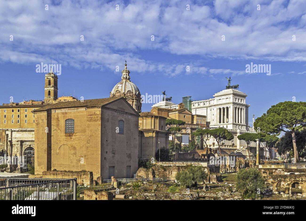 The Roman Forum is a rectangular forum (plaza) surrounded by the ruins ...