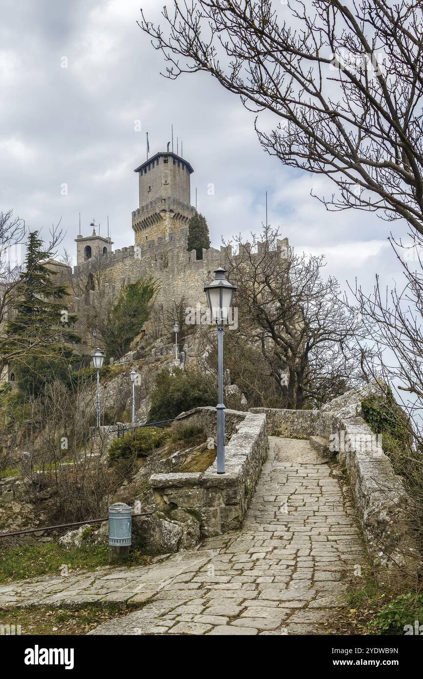 First tower or Fortress of Guaita is the oldest of the three towers ...