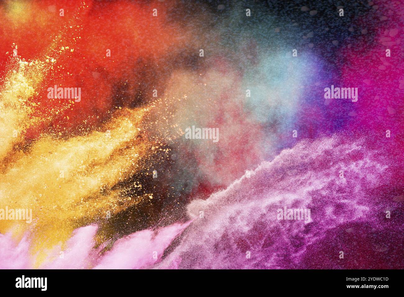 Color Holi Festival. Colorful explosion for Happy Holi powder. Color ...