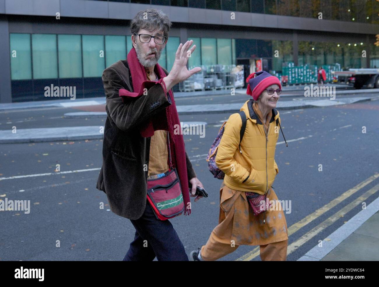 Just Stop Oil activists Stephen Simpson and Mary Somerville arrive at ...