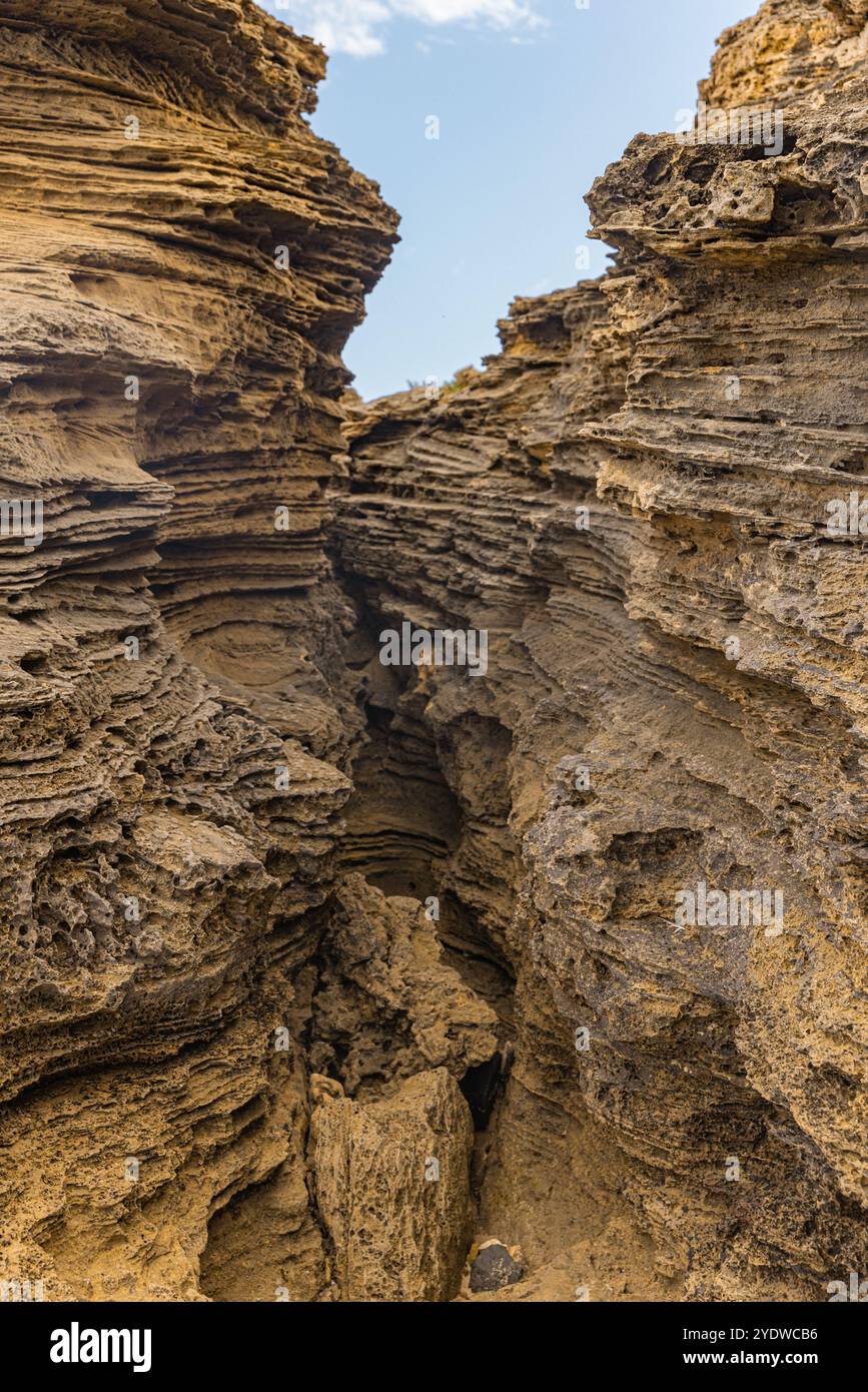 Layered sediment patterns hi-res stock photography and images - Alamy
