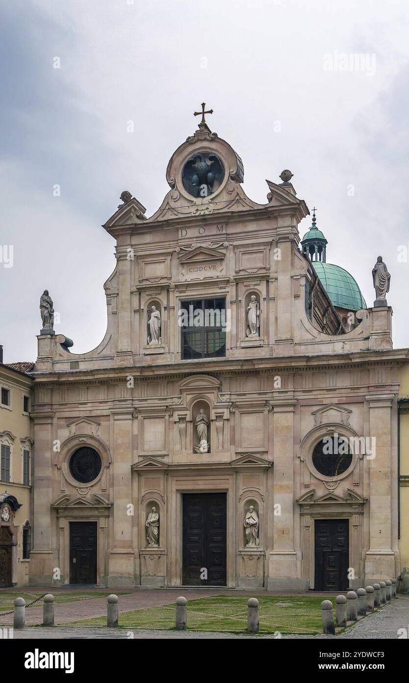 San Giovanni Evangelista is a church in Parma. The marble facade of the ...