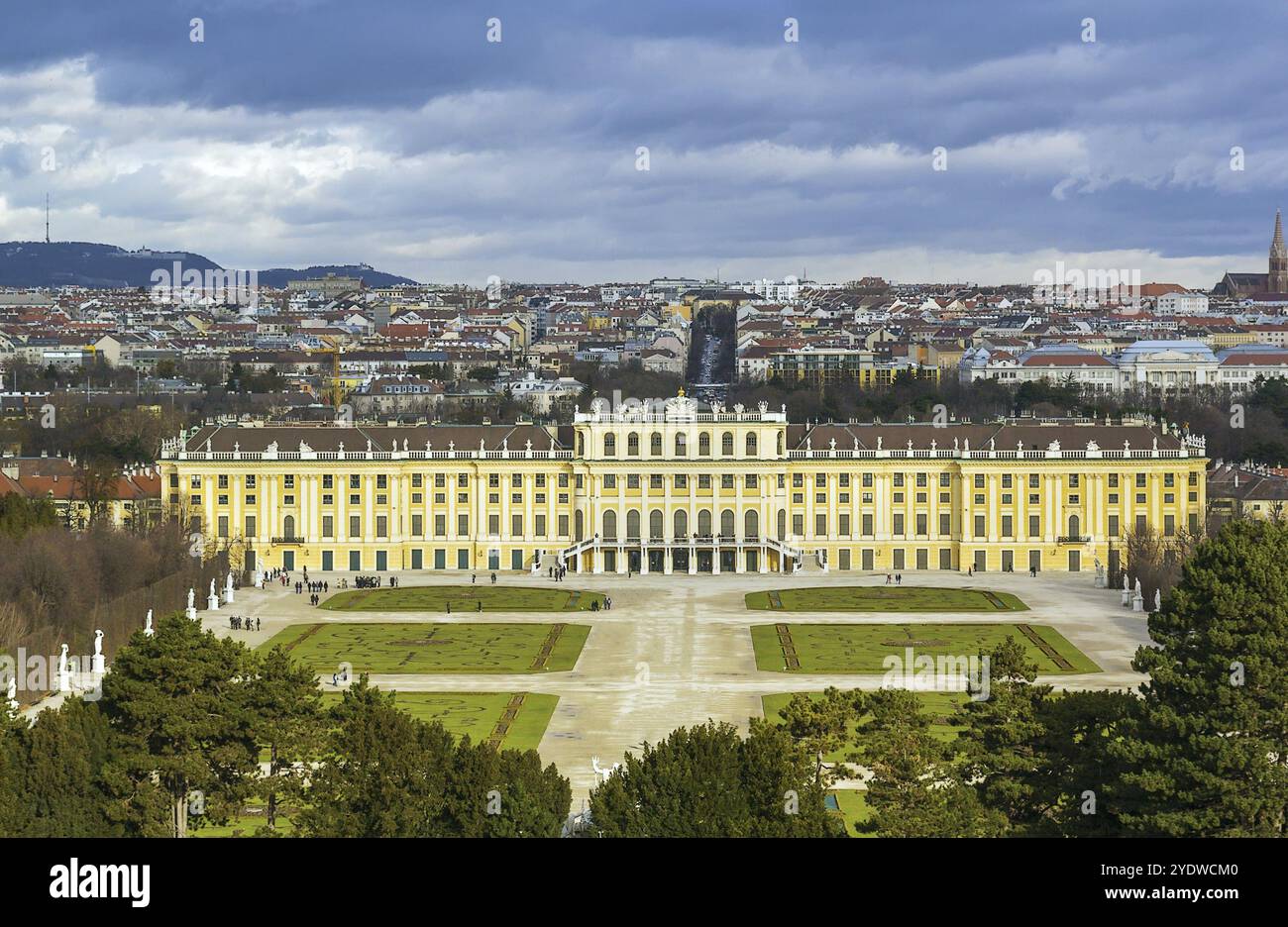 Schonbrunn Palace is a former imperial Rococo summer residence in ...