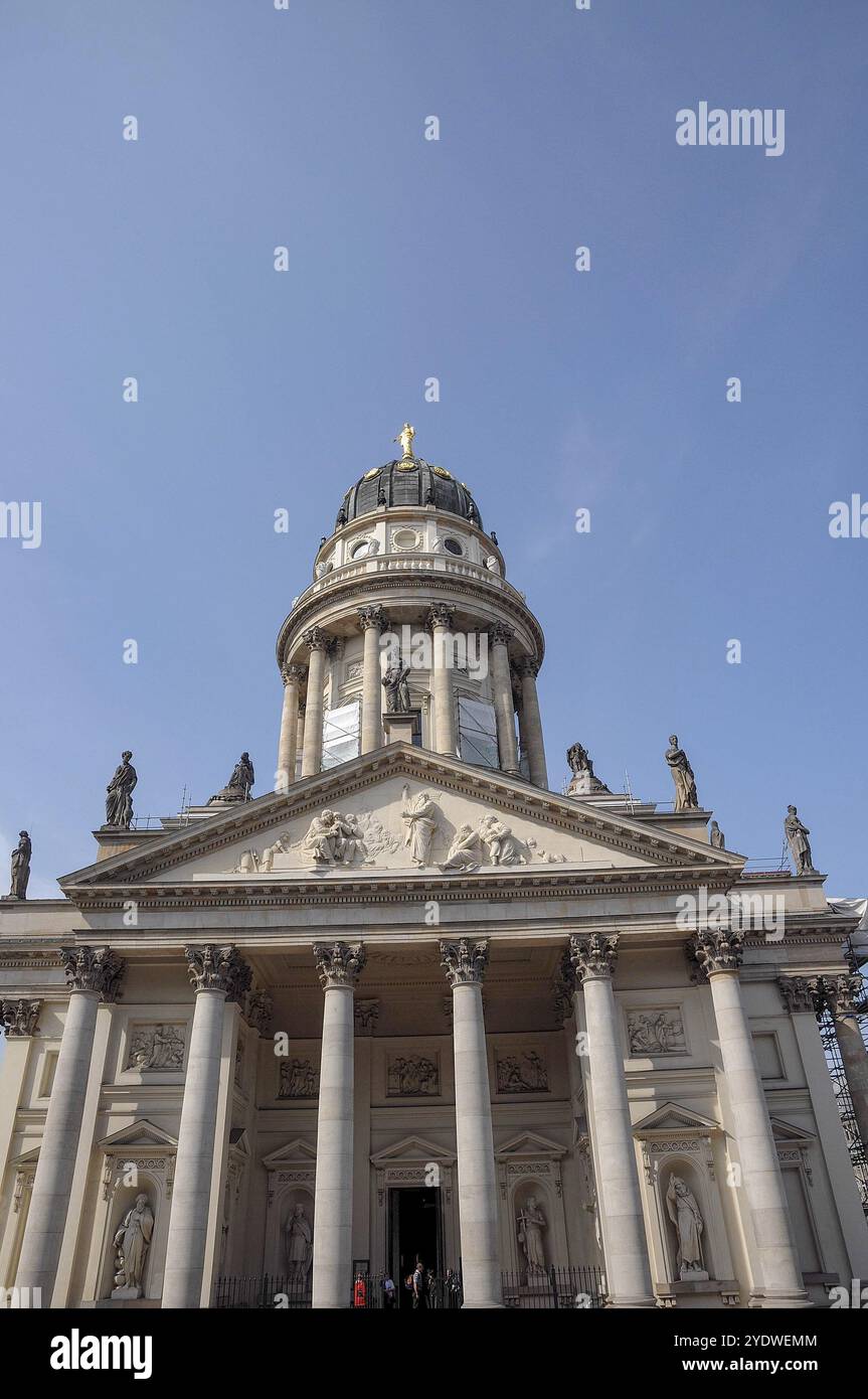 Monumental building with classical columns and statues, Berlin, Germany ...