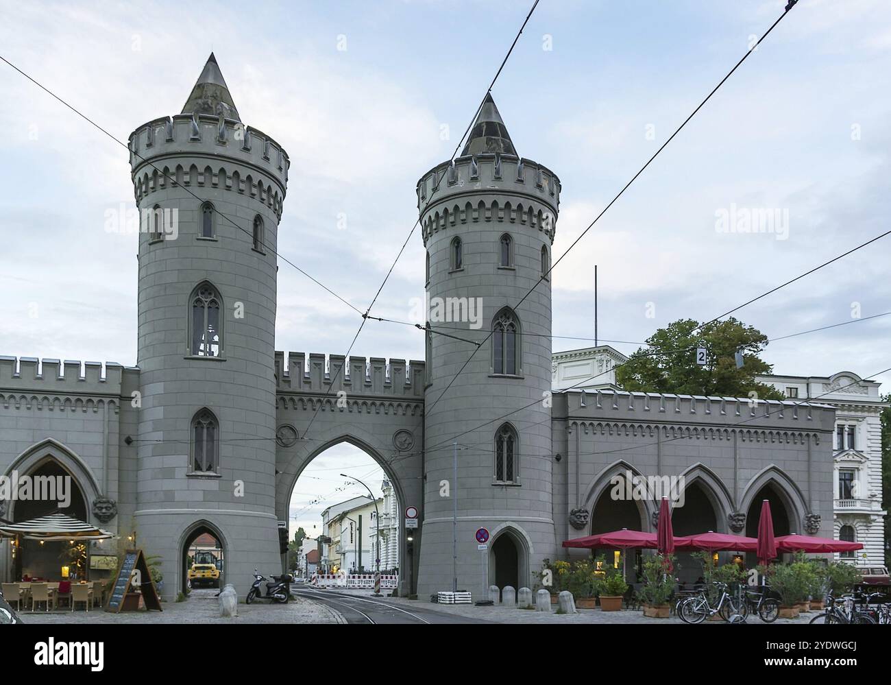 Nauen Gate is one of the three preserved gates of Potsdam, Germany. It ...