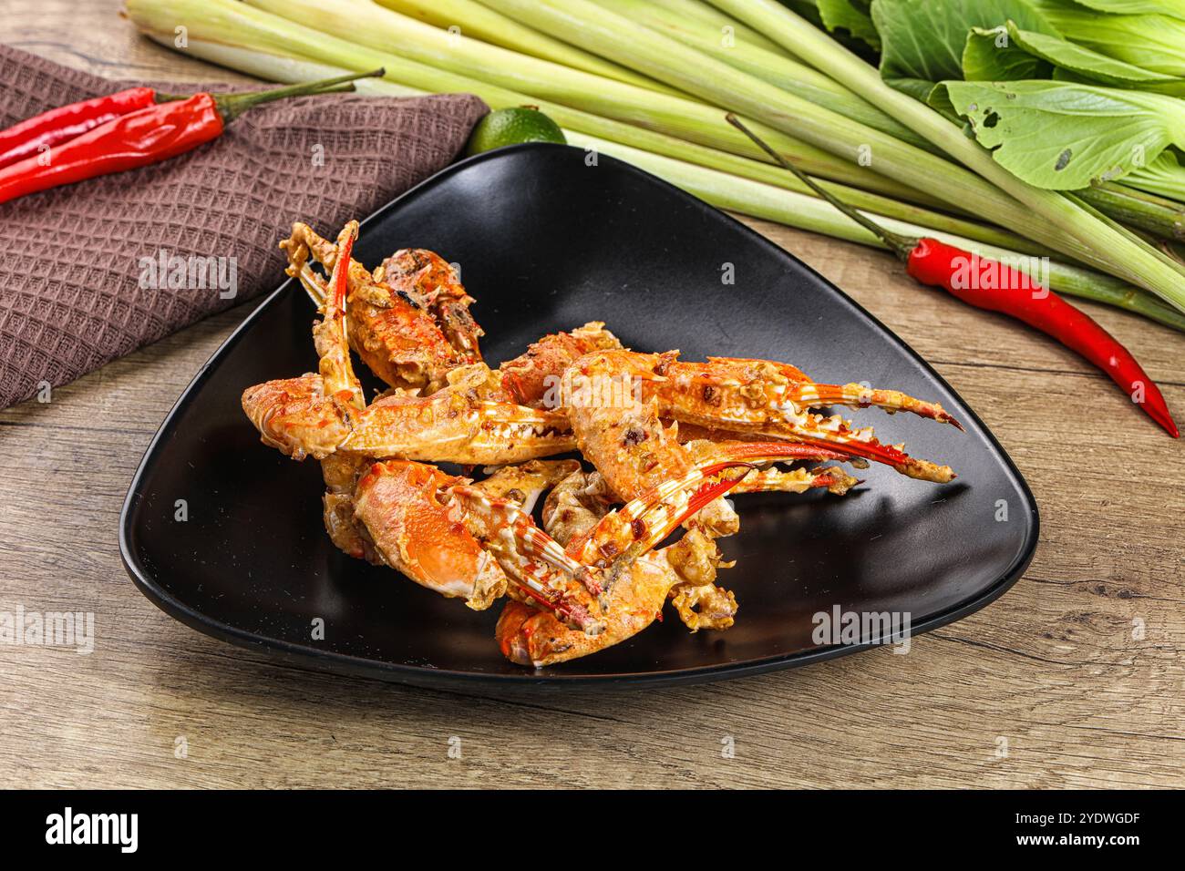 Delicous steamed Spider crab Claws snack Stock Photo - Alamy