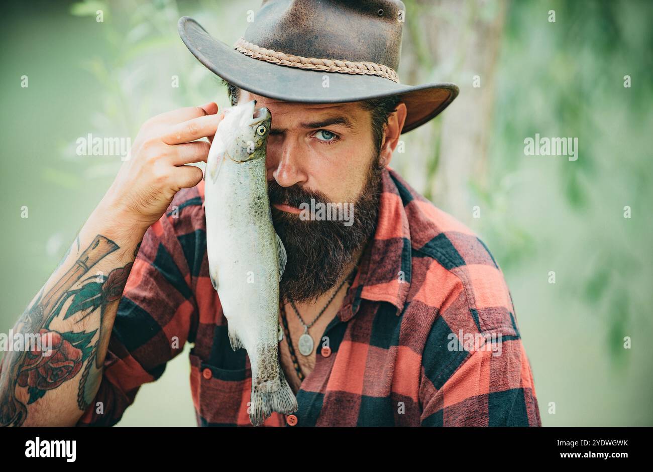 Fishes catching hooks. Fishing became a popular recreational activity ...