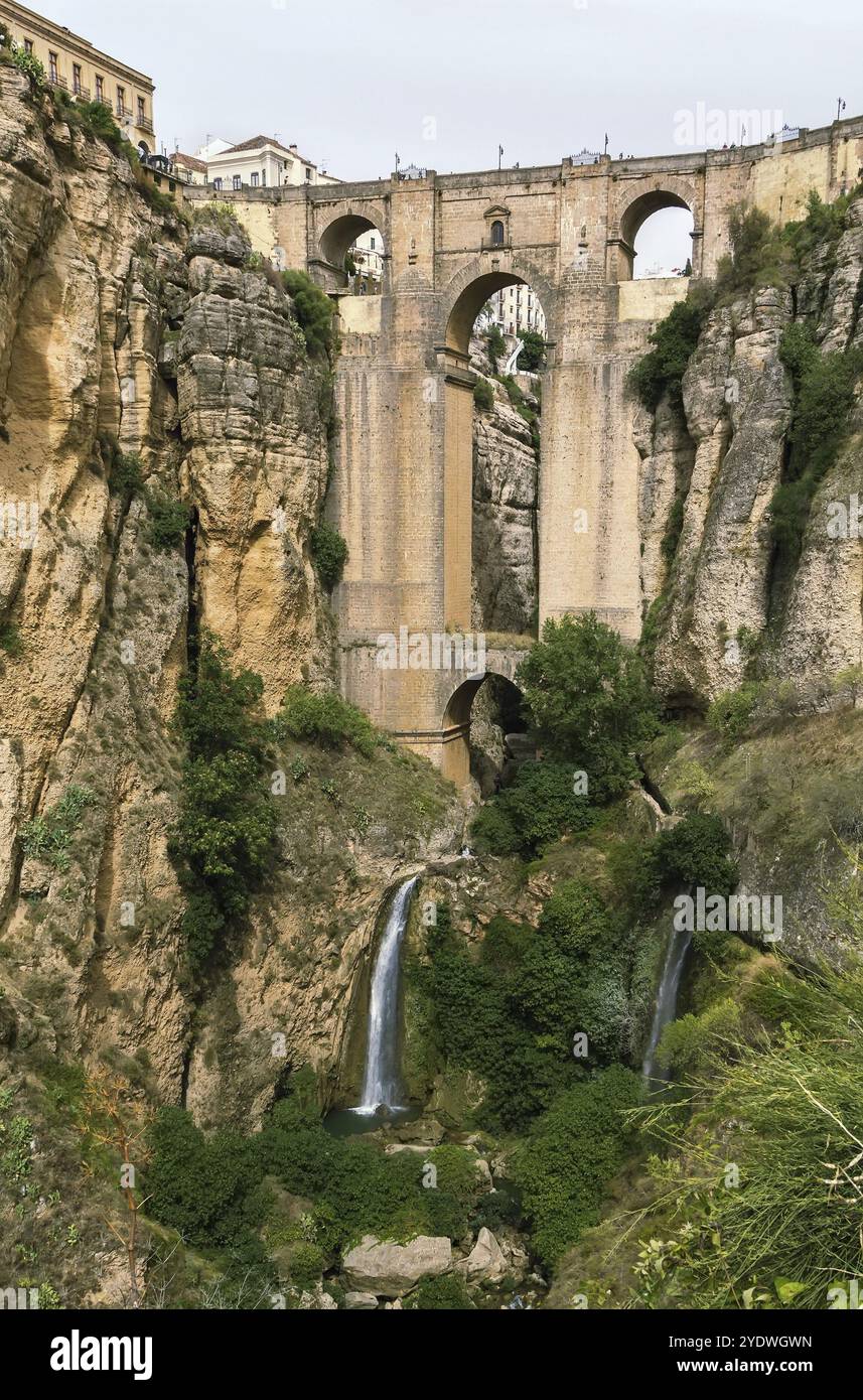 The Puente Nuevo (New Bridge) is largest bridges that span the 120 ...