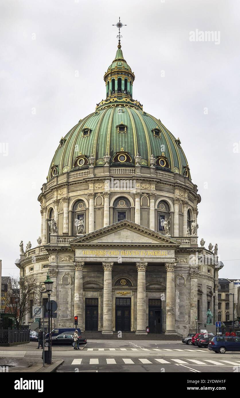 Frederik's Church popularly known as The Marble Church for its ...