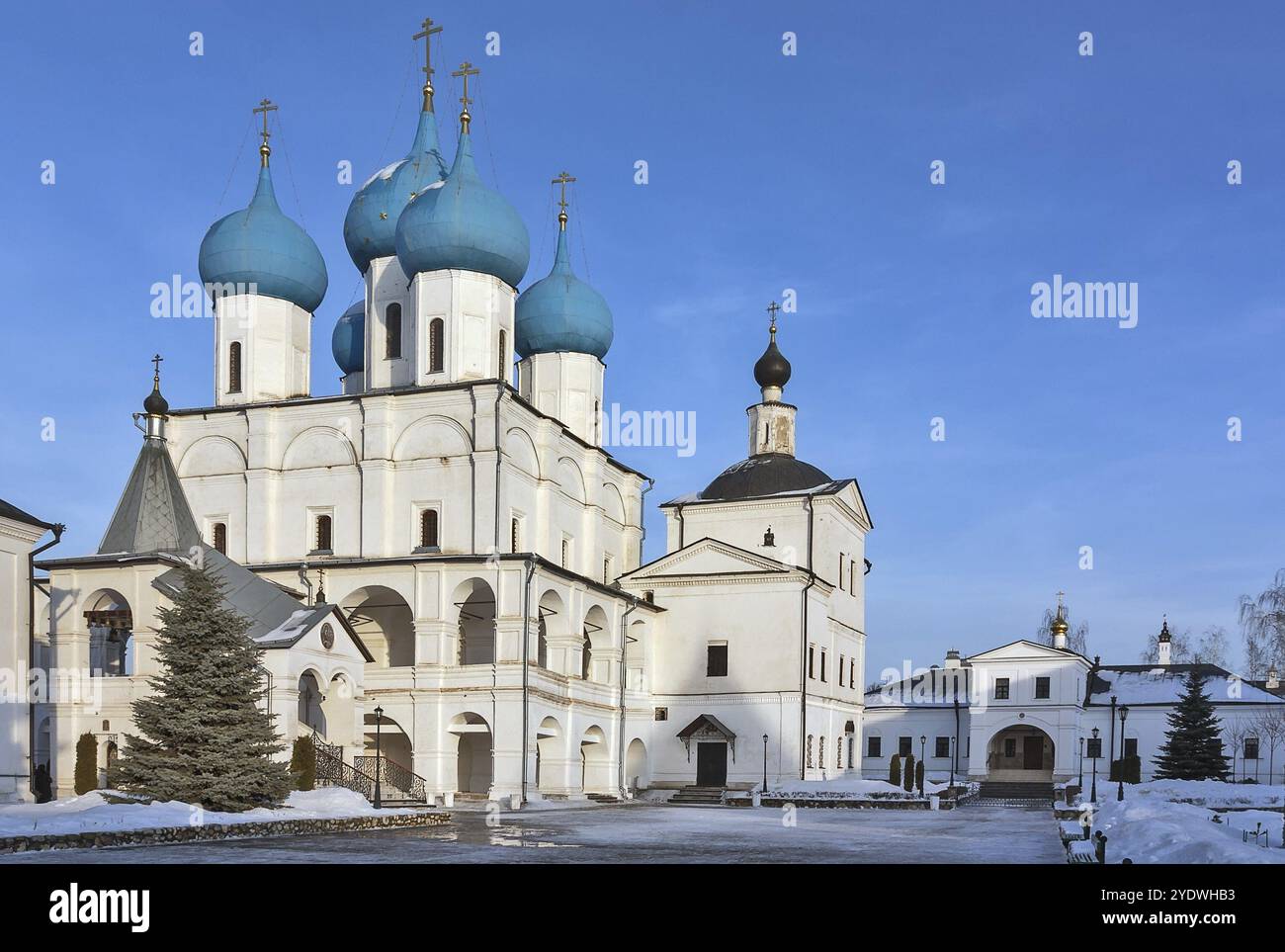 Cathedral.Vysotsky Monastery is a walled Russian Orthodox monastery ...
