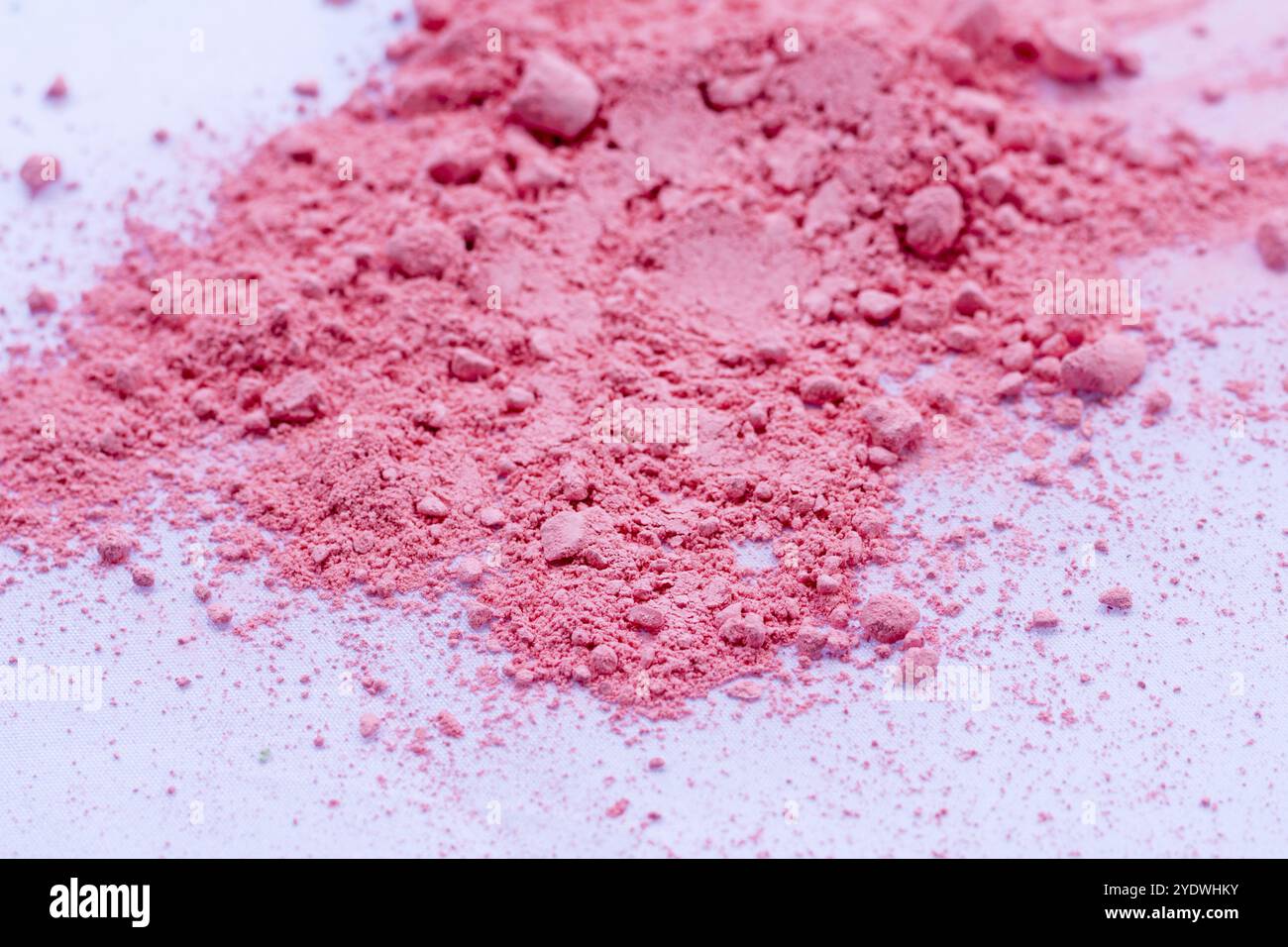 Pink color background of chalk powder. Pink color dust particles ...