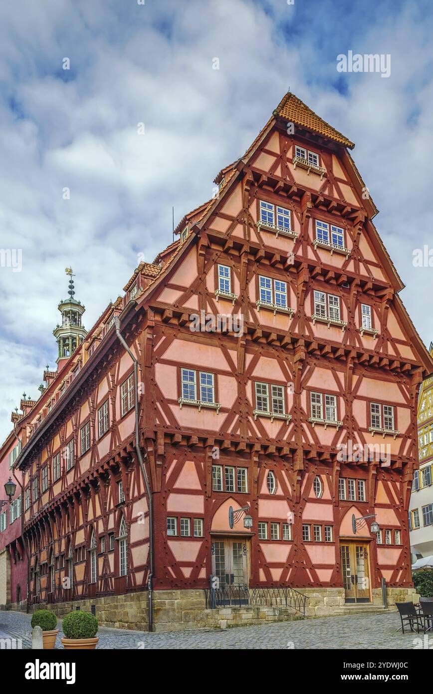 Old town hall in the old town of esslingen hi-res stock photography and ...