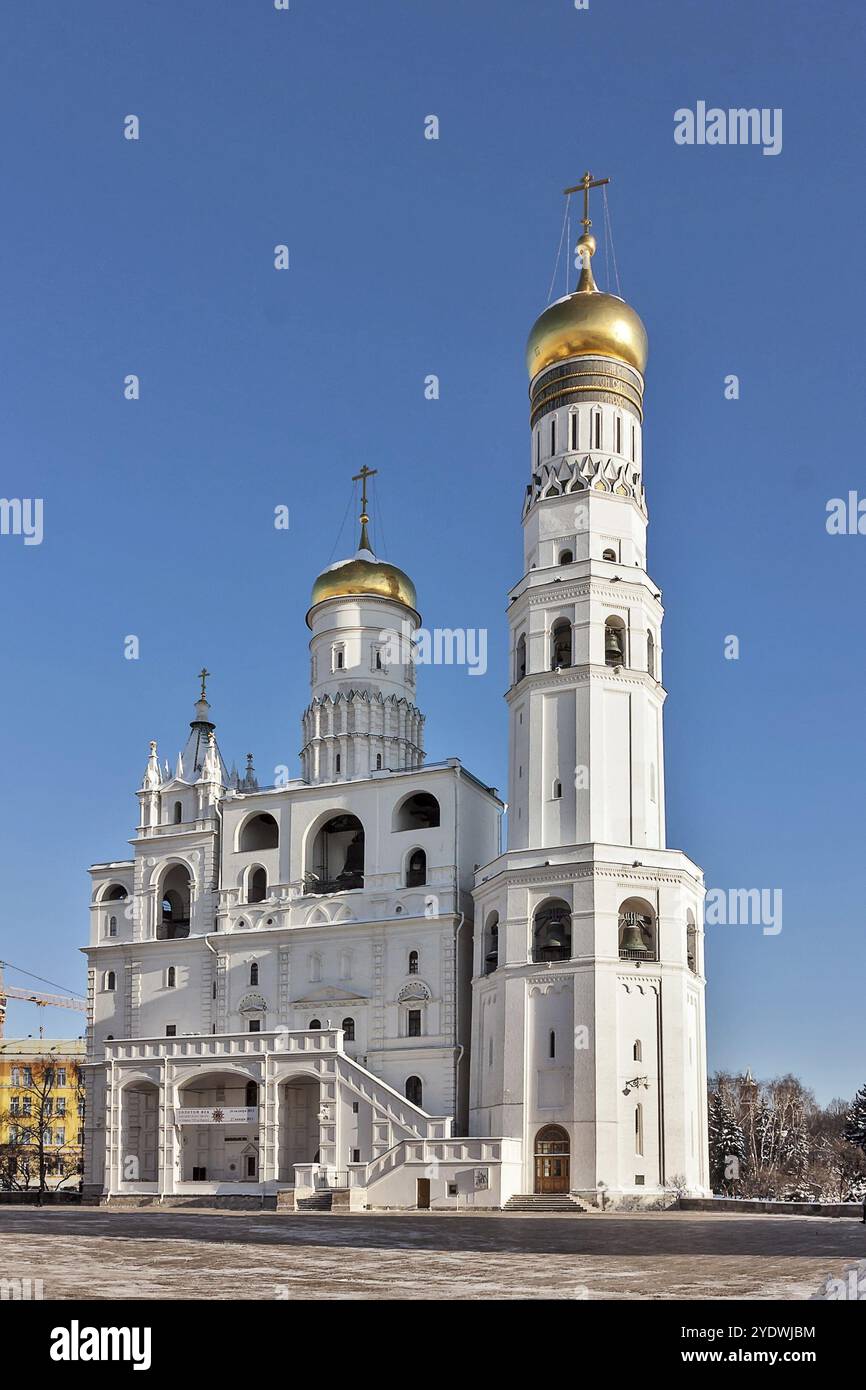 The Ivan the Great Bell Tower is the tallest of the towers in the ...