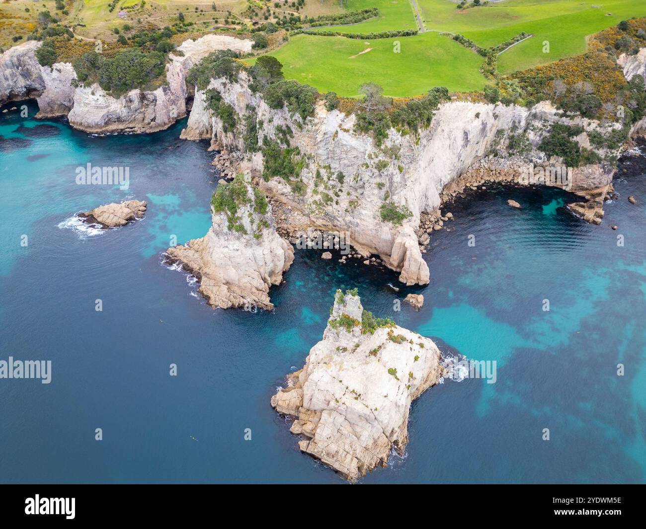 Aerial landscape view cathedral beach hi-res stock photography and ...