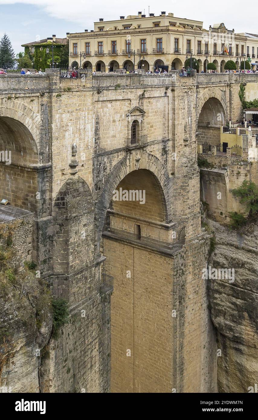 The Puente Nuevo (New Bridge) is largest bridges that span the 120 ...