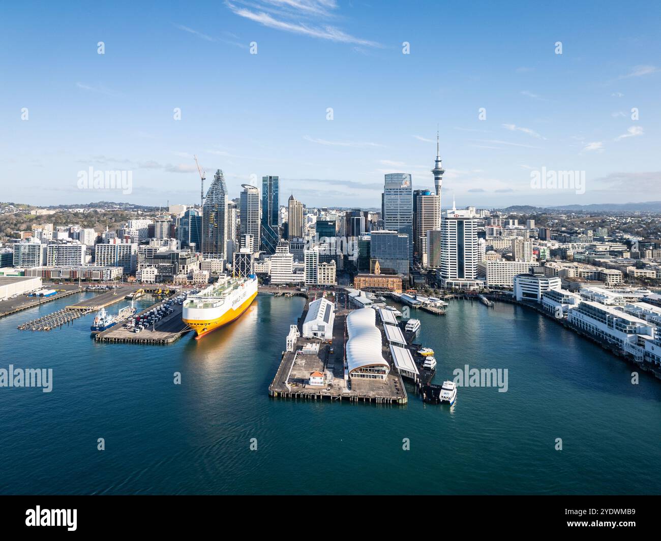 Auckland, New Zealand - August 14 2024: Aerial view of Auckland ...