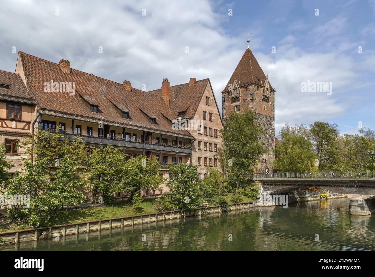 Debtors' Tower (debtors' prison), built in 1323, Nuremberg, Bavaria ...
