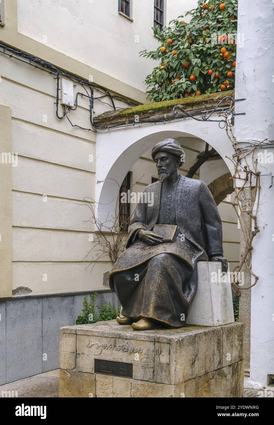 Statue of Moses Maimonides was a medieval Sephardic Jewish philosopher ...