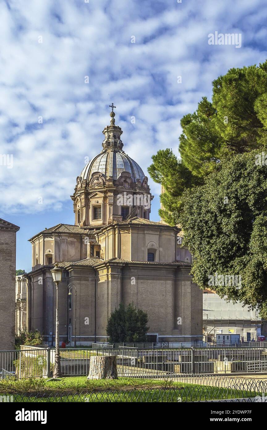 Santi Luca e Martina was an early medieval church, but was rebuilt in ...