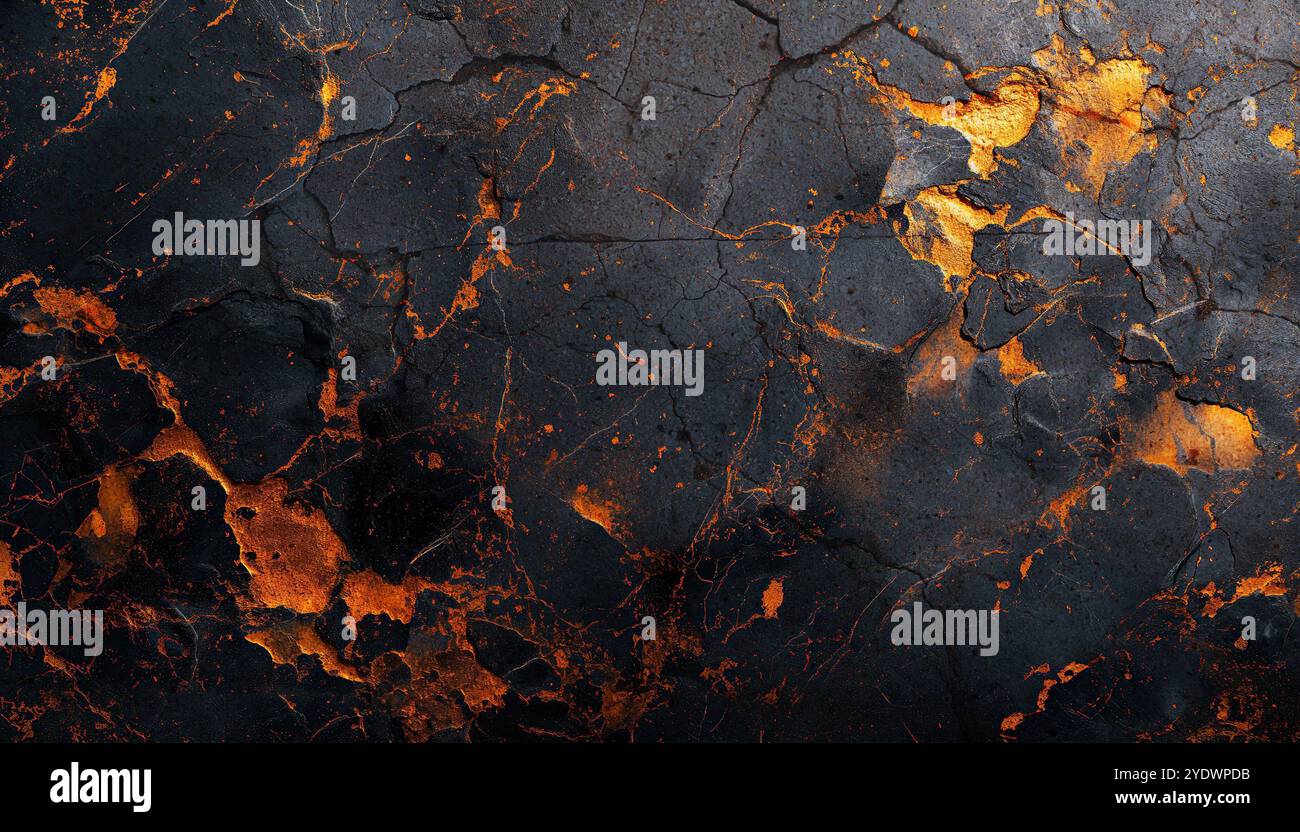 Gold and black patterned natural of dark gray marble texture.Black ...