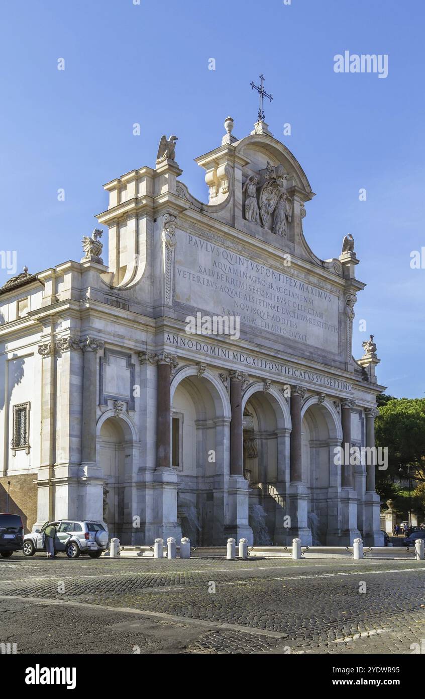 The Fontana dell'Acqua Paola (The big fountain) is a monumental ...