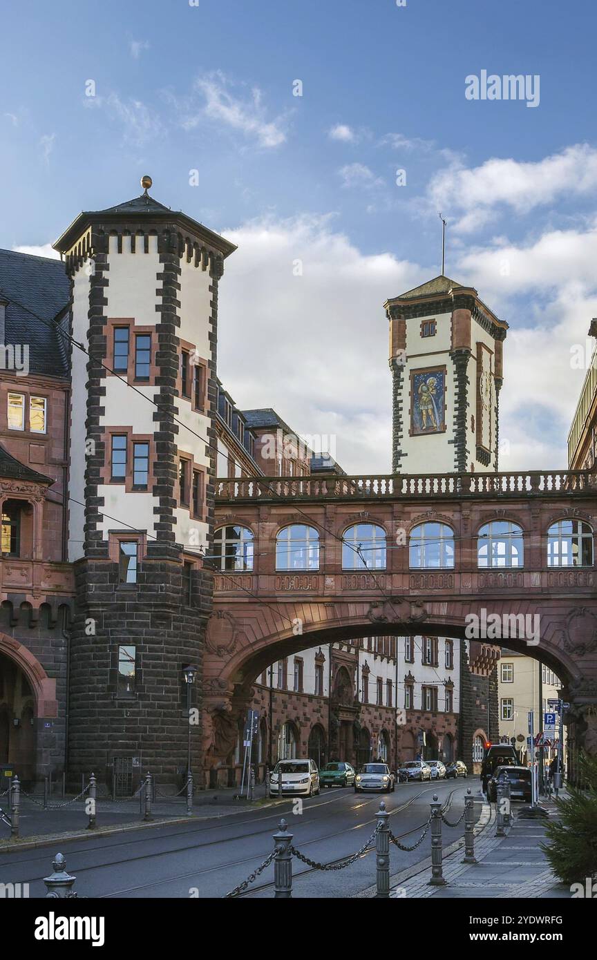 Building of new city hall of Frankfurt, Germany, Europe Stock Photo - Alamy