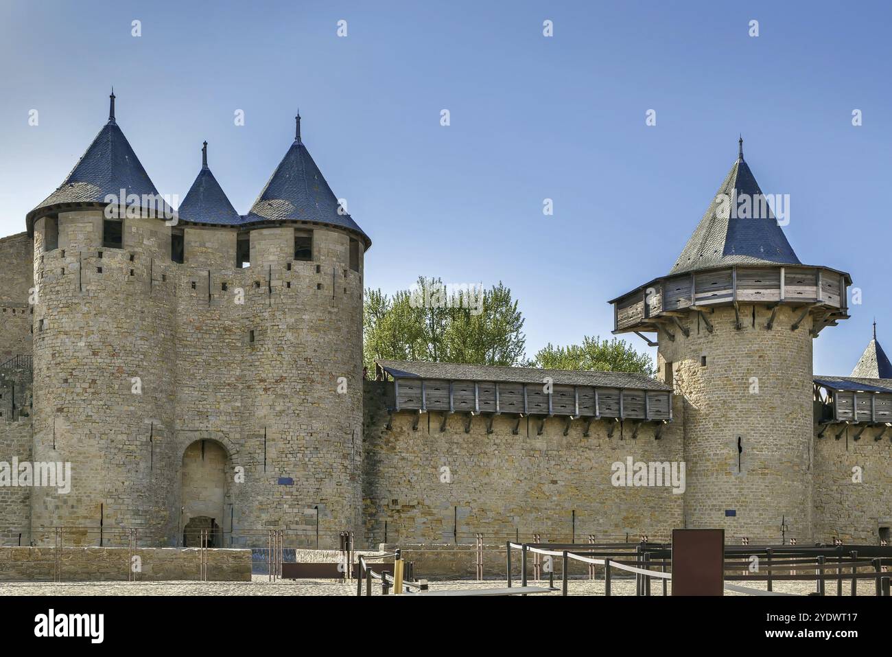 Cite de Carcassonne is a medieval citadel located in the French city of ...