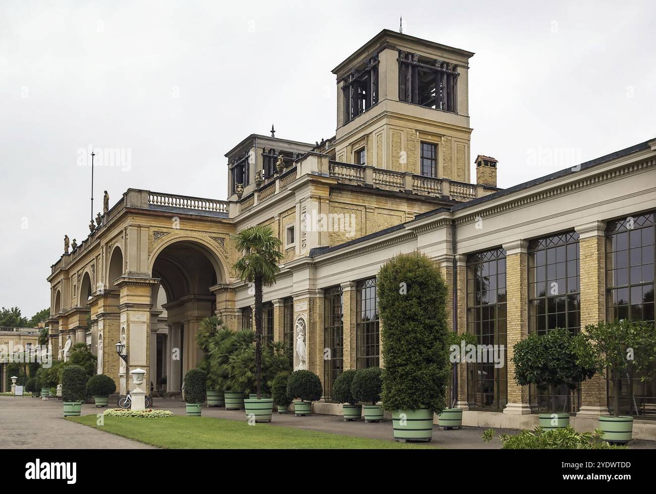 The building of Orangery Palace, with its 300 meter long front, was ...