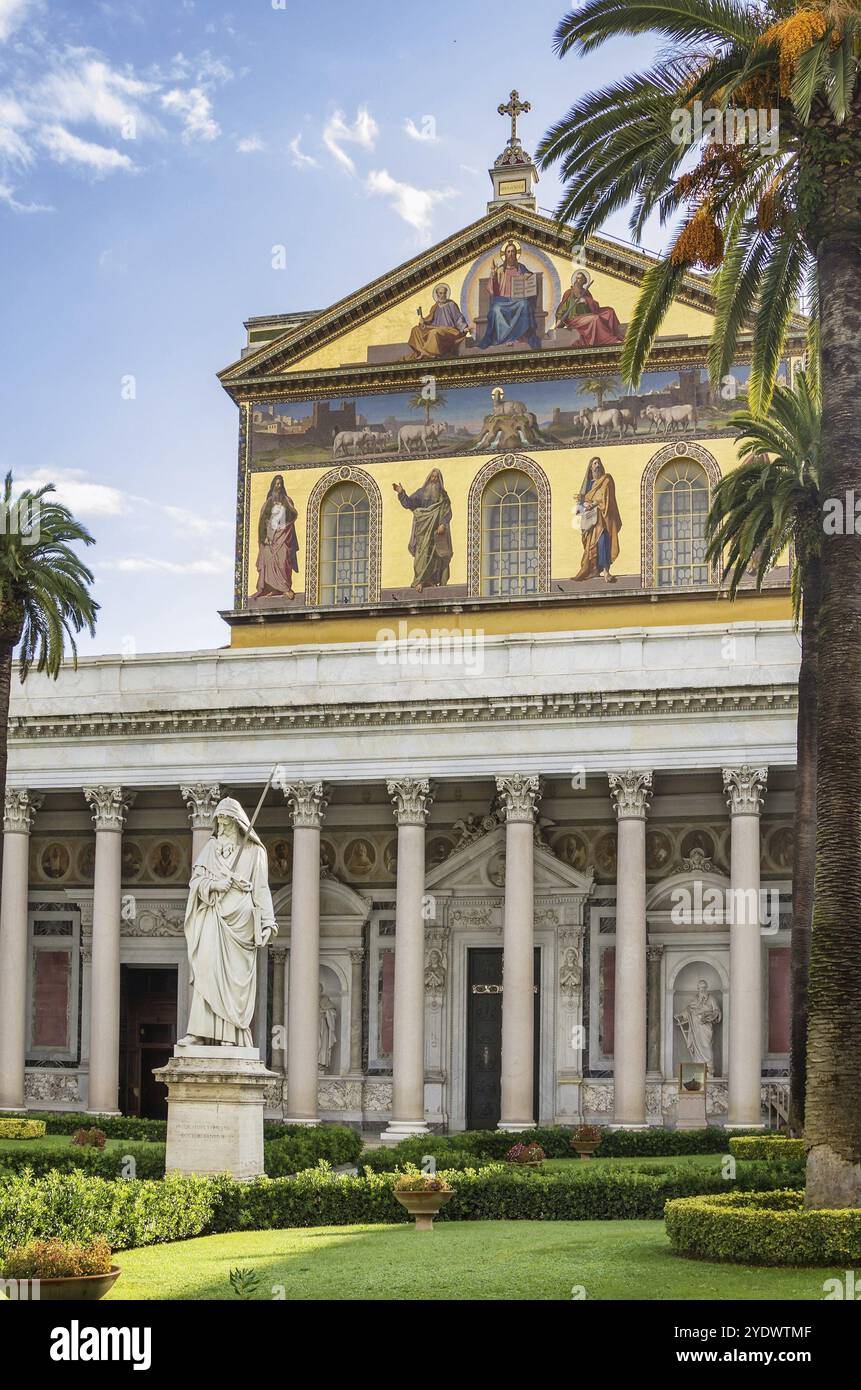 Basilica of Saint Paul Outside the Walls is one of Rome's four ancient ...