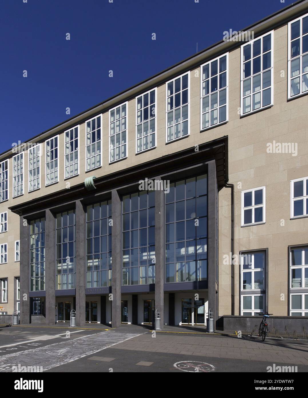 Main building of the University of Cologne at Albertus-Magnus-Platz ...