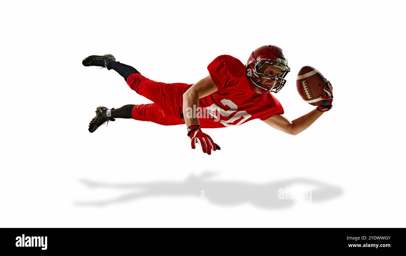 American football game in stadium Cut Out Stock Images & Pictures - Alamy