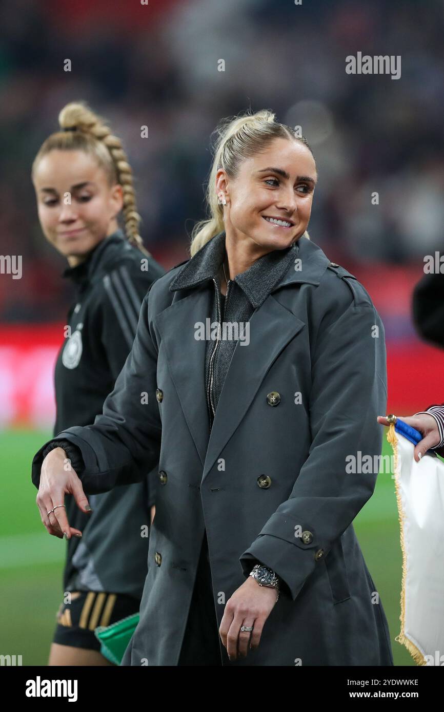 London, UK. 25 October 2024. Steph Houghton during the friendly between ...