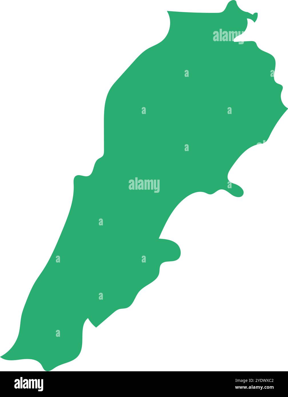 Lebanon Map. Map of Lebanon. Editable vector Stock Vector Image & Art ...