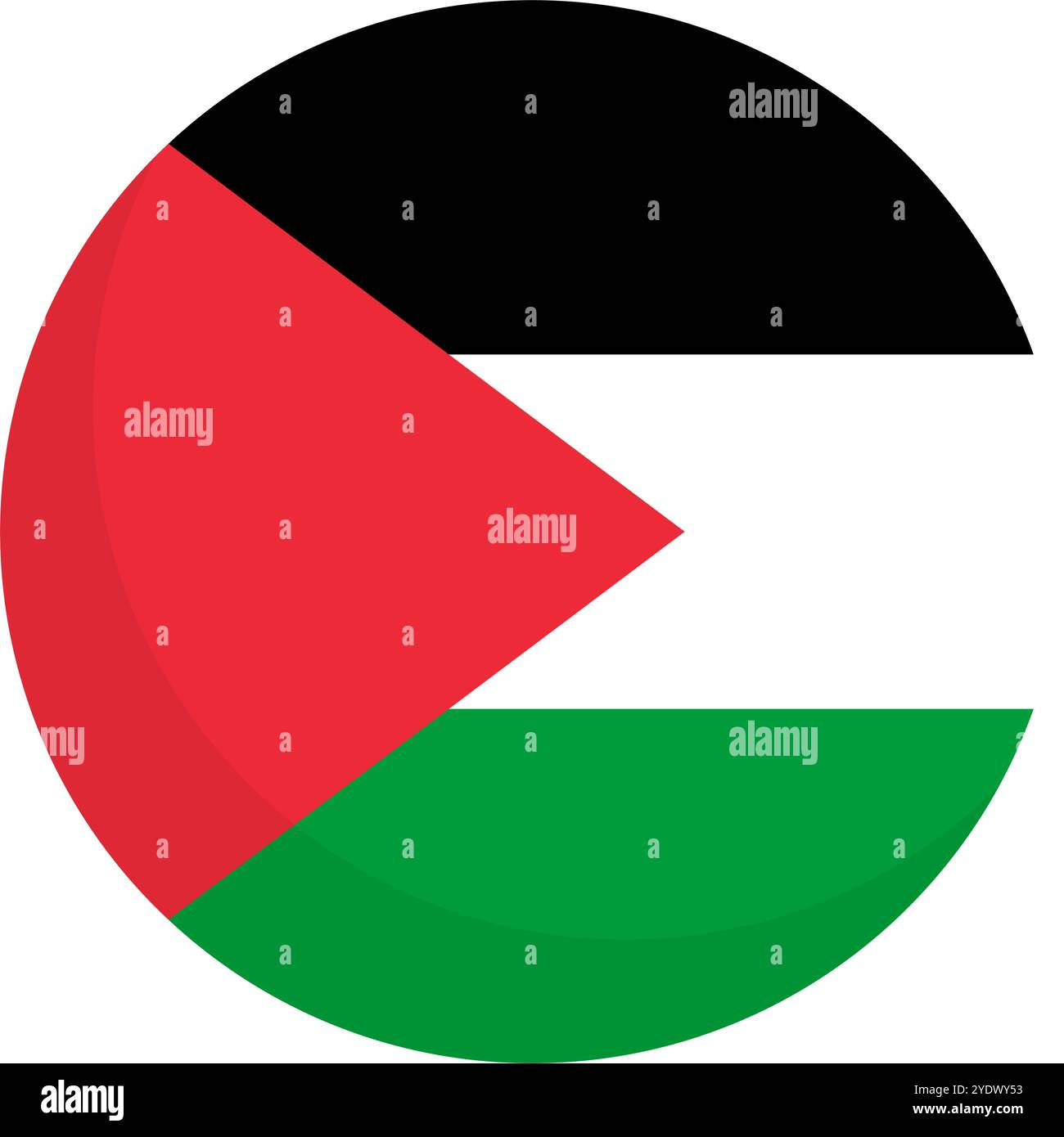 Editable palestine flag vector Stock Vector Images - Alamy