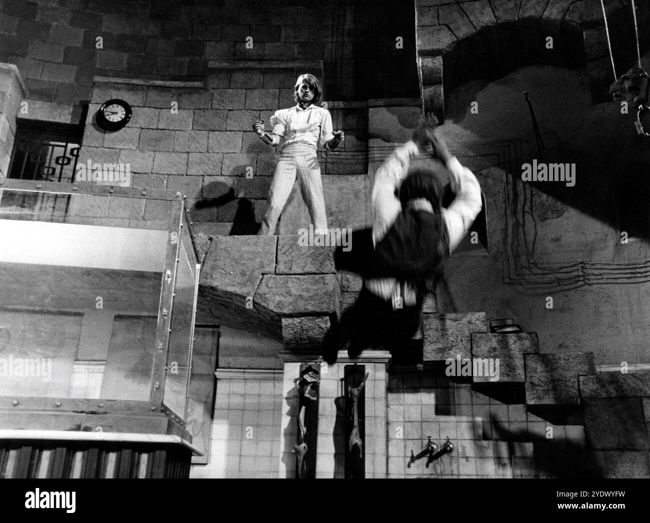 SRDJAN ZELENOVIC as the Male Monster and JOE DALLESANDRO in FLESH FOR ...