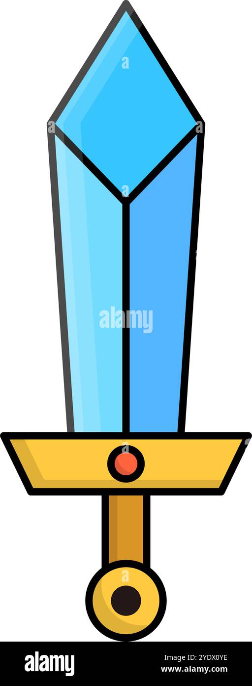 Sacred Sword Icon. Weapon. Editable vector Stock Vector Image & Art - Alamy