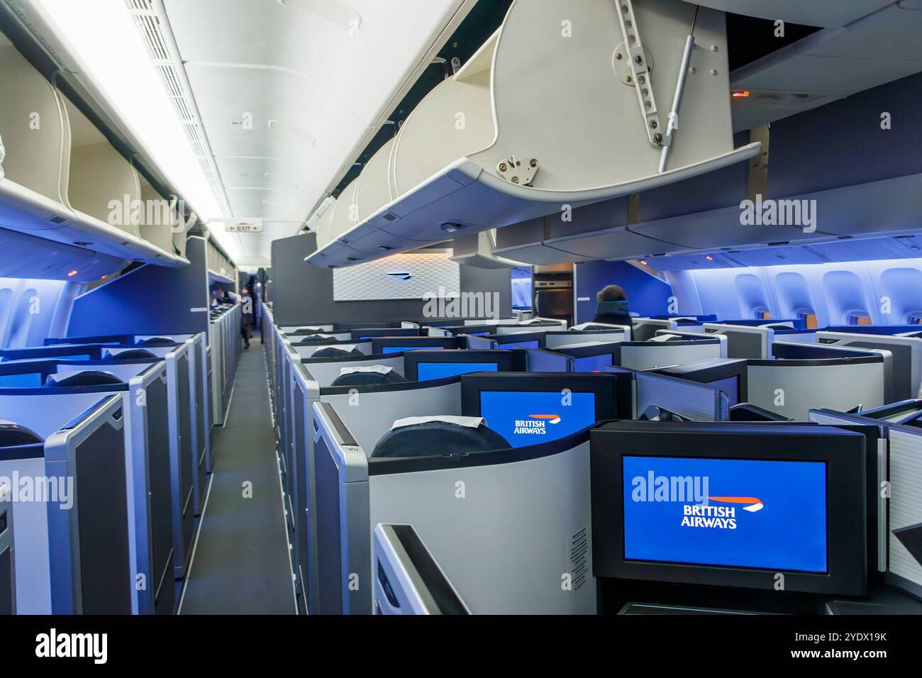 British airways 777 interior hi-res stock photography and images - Alamy